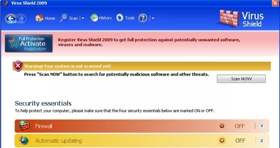 Virus Shield 2009 - Dedicated 2-viruses.com