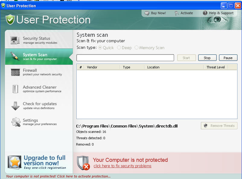 User Protection - Dedicated 2-viruses.com