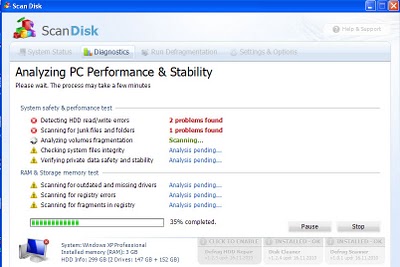 ScanDisk - Dedicated 2-viruses.com