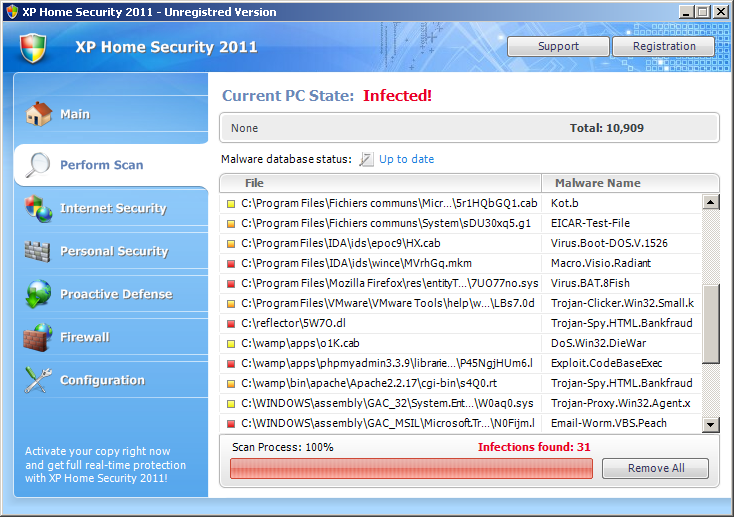 XP Home Security 2011 – How to remove – Dedicated 2-viruses.com