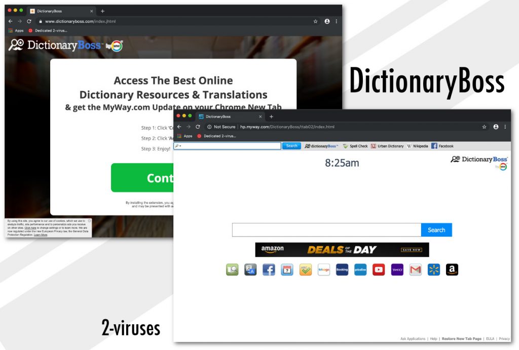 DictionaryBoss New Tab – How to remove – Dedicated 2-viruses.com