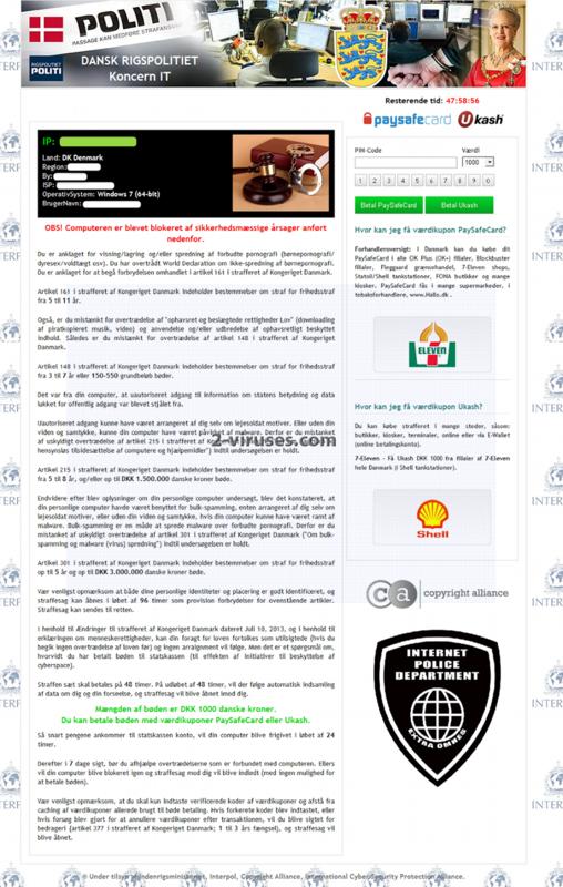 Dansk Rigspolitiet virus – How to remove – Dedicated 2-viruses.com Dansk Rigspolitiet virus – How to remove – Dedicated 2-viruses.com