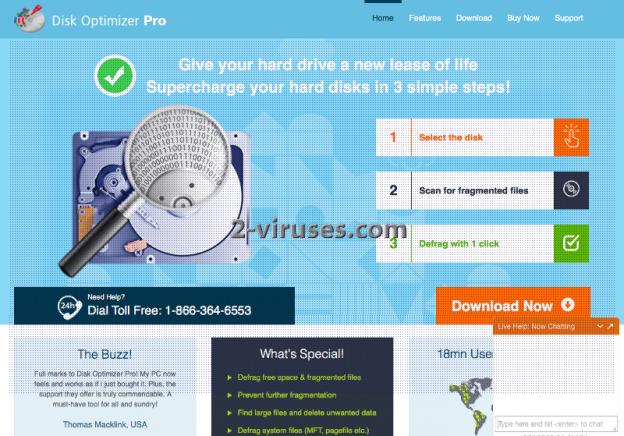 Disk Optimizer Pro - Dedicated 2-viruses.com