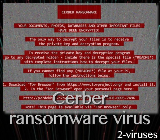 Cerber Ransomware – How to remove – Dedicated 2-viruses.com