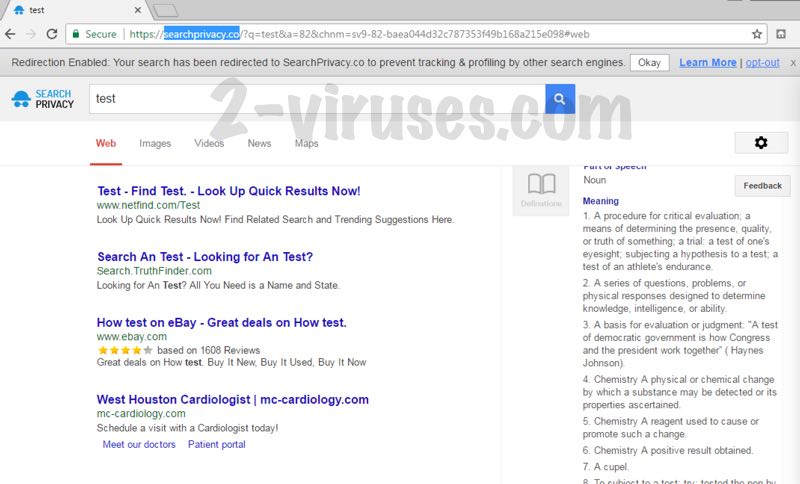 Search-privacy.net Virus - Dedicated 2-viruses.com