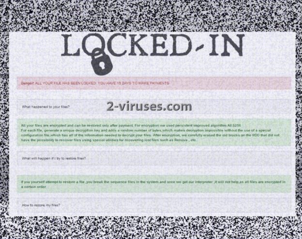 Locked-in virus - Dedicated 2-viruses.com