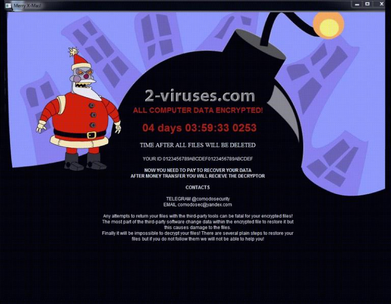 Merry Christmas ransomware – How to remove – Dedicated 2-viruses.com