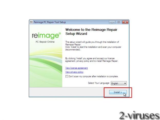 How to Download And Install Reimage - Dedicated 2-viruses.com