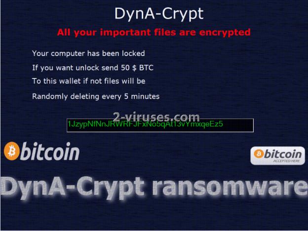 DynA-Crypt ransomware – How to remove – Dedicated 2-viruses.com