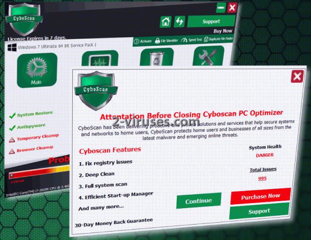 CyboScan PC Optimizer - Dedicated 2-viruses.com