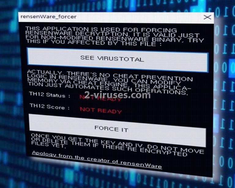 RensenWare virus - Dedicated 2-viruses.com