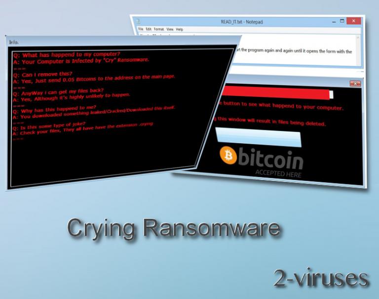 Crying Ransomware – How to remove – Dedicated 2-viruses.com