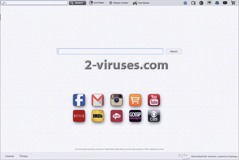 Searchi Incognito browser hijacker - Dedicated 2-viruses.com