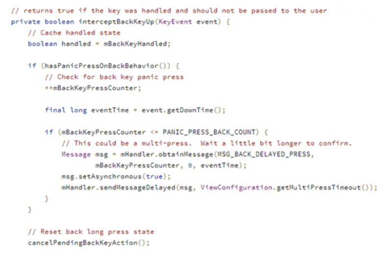 Panic Detection Mode - New Android Function - Dedicated 2-viruses.com