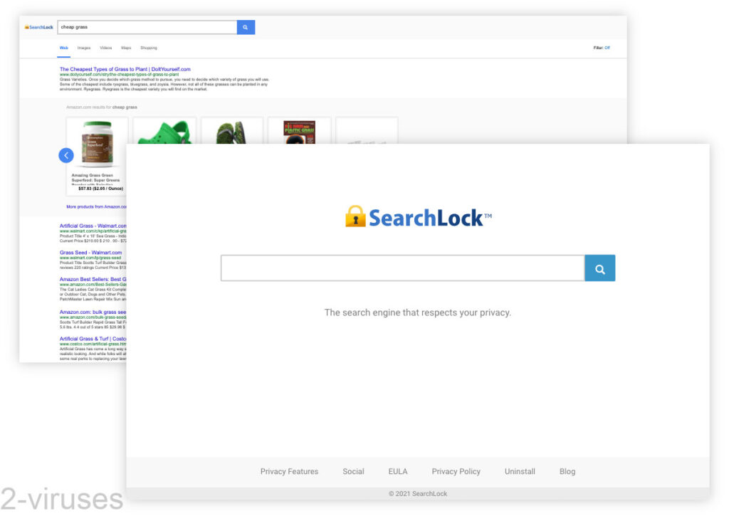 SearchLock Virus - Dedicated 2-viruses.com