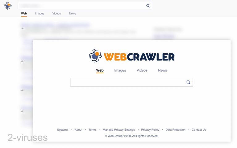 Webcrawler.com Hijacker - Dedicated 2-viruses.com