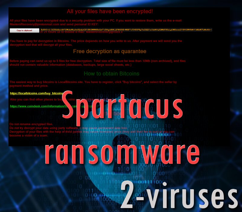 Spartacus ransomware β How to remove β Dedicated 2-viruses.com Spartacus ransomware β How to remove β Dedicated 2-viruses.com