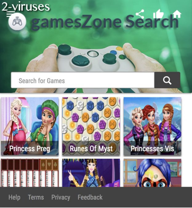 GamesZone Search - Dedicated 2-viruses.com