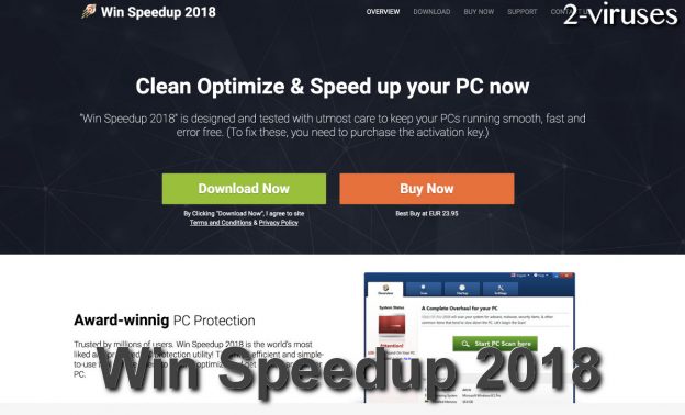 Win Speedup 2018 - Dedicated 2-viruses.com