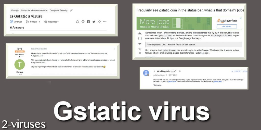 Gstatic virus - Dedicated 2-viruses.com