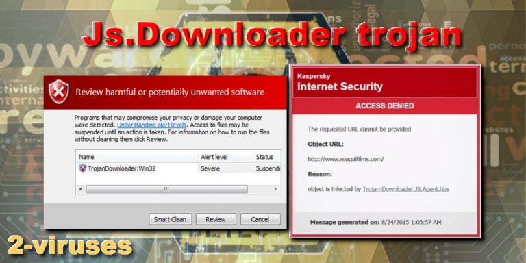 JS.Downloader Trojan - Dedicated 2-viruses.com
