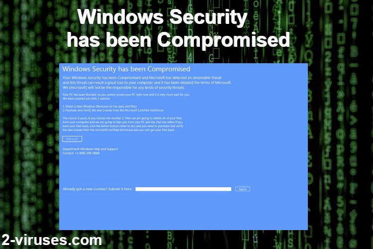 Windows Security has been Compromised - Dedicated 2-viruses.com Windows Security has been Compromised - Dedicated 2-viruses.com
