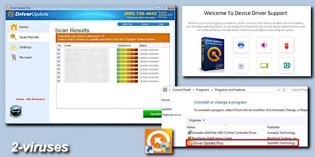 Driver Update Plus virus - Dedicated 2-viruses.com