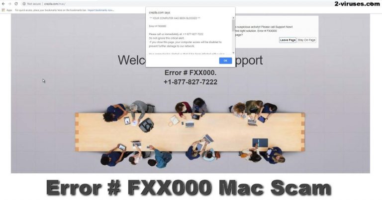 Error # FXX000 Mac Scam – How to remove – Dedicated 2-viruses.com