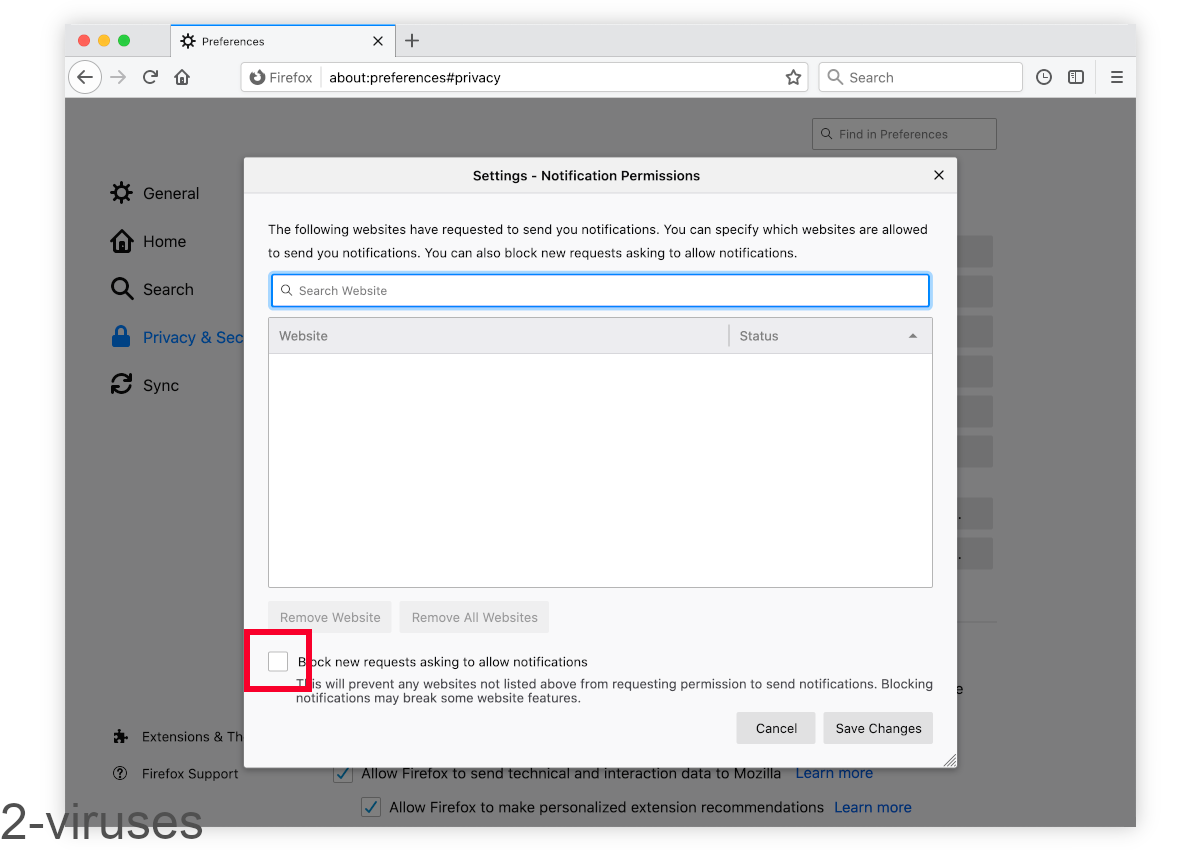 How to disable Web Push Notifications - Dedicated 2-viruses.com How to disable Web Push Notifications - Dedicated 2-viruses.com