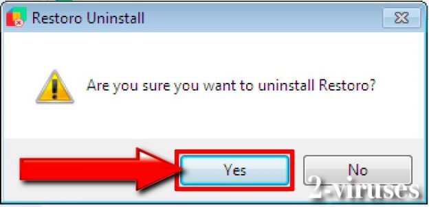 How to remove Restoro - Dedicated 2-viruses.com