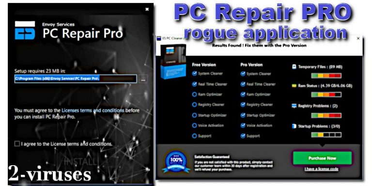 PC Repair PRO – How to remove – Dedicated 2-viruses.com