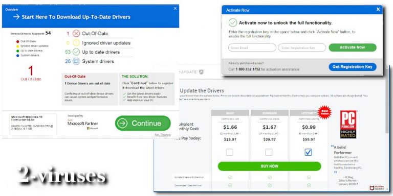 DriverUpdate PUP - Dedicated 2-viruses.com
