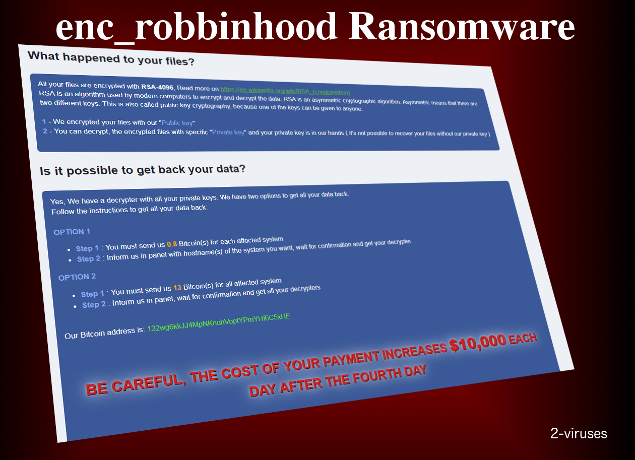 enc_robbinhood Ransomware – How to remove – Dedicated 2-viruses.com