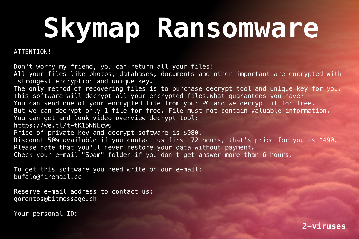 Skymap Cryptovirus - Dedicated 2-viruses.com