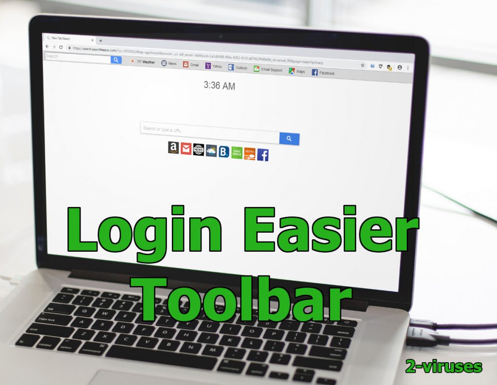 Login Easier Toolbar - Dedicated 2-viruses.com