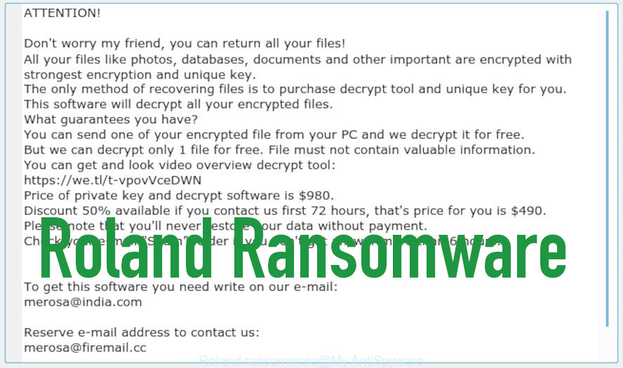 Roland Ransomware β How to remove β Dedicated 2-viruses.com Roland Ransomware β How to remove β Dedicated 2-viruses.com