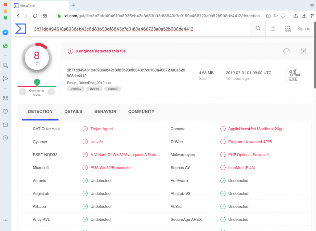 DriverDoc - Dedicated 2-viruses.com