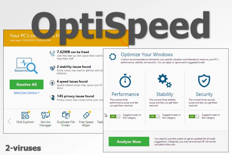 OptiSpeed PUP – How to remove – Dedicated 2-viruses.com