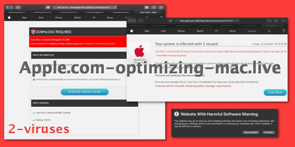 Apple.com-optimizing-mac.live Viruses Alert - Dedicated 2-viruses.com