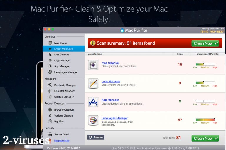Mac Purifier – How to remove – Dedicated 2-viruses.com