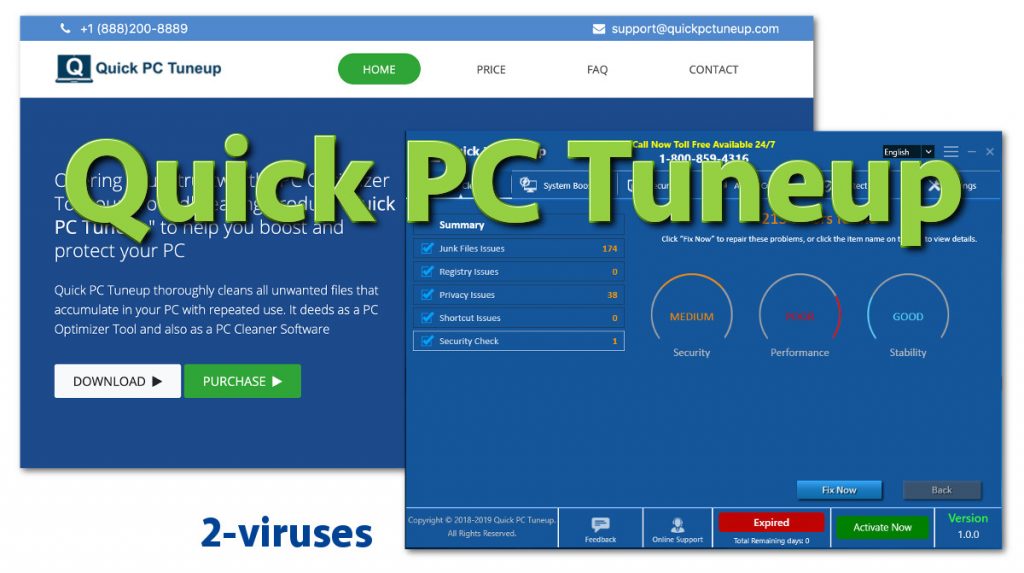Quick PC Tuneup - Dedicated 2-viruses.com