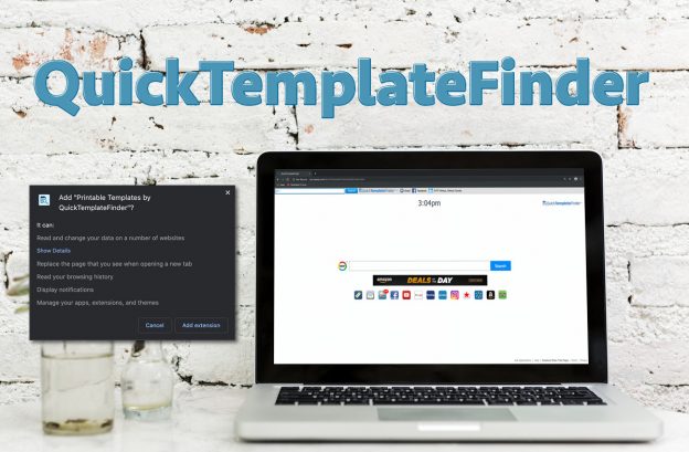 QuickTemplateFinder New Tab – How to remove – Dedicated 2-viruses.com