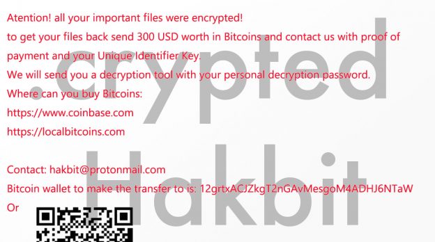 Hakbit (.crypted) Ransomware - Dedicated 2-viruses.com
