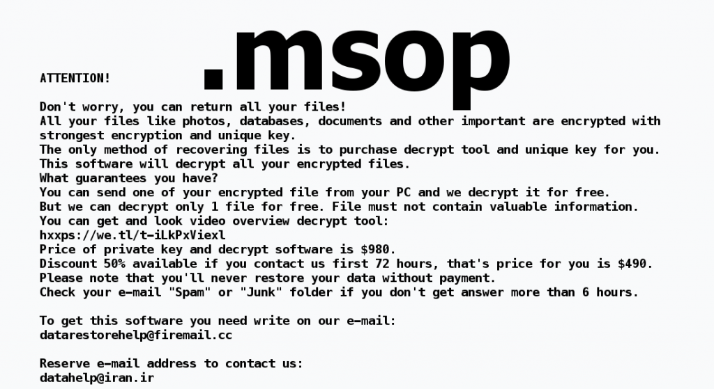 Msop File Extension Virus - Dedicated 2-viruses.com