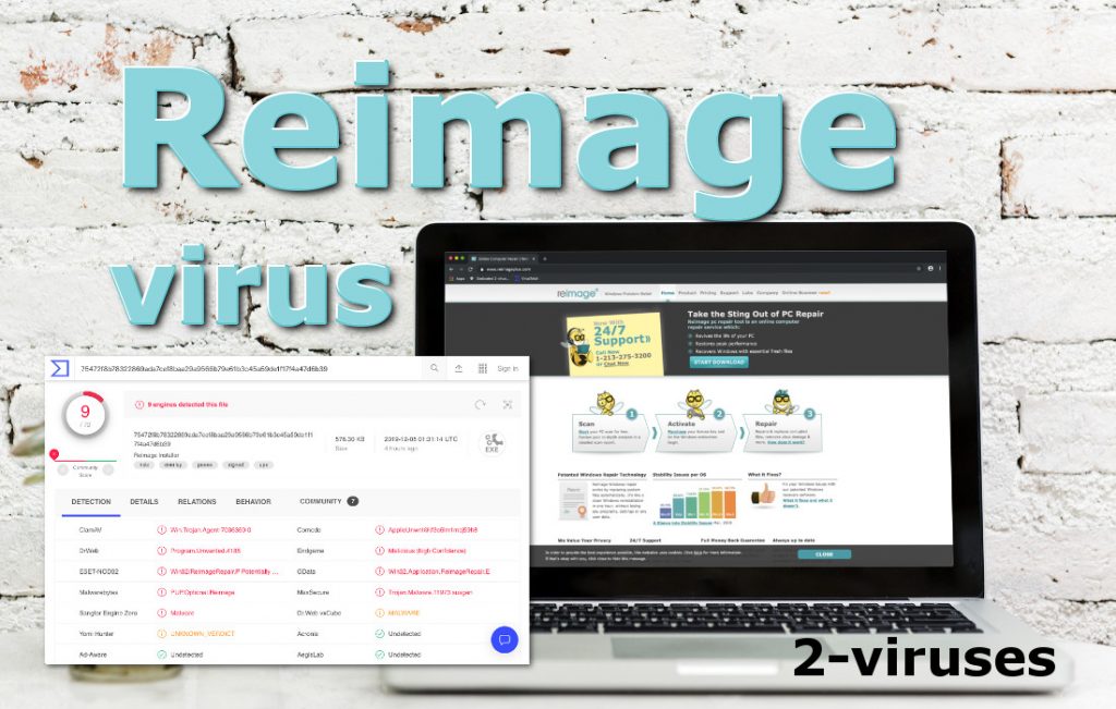 Reimage Virus - Dedicated 2-viruses.com