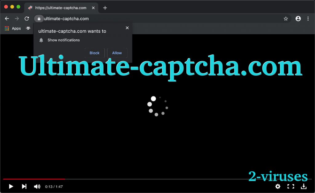 Ultimate-captcha.com Pop-ups - Dedicated 2-viruses.com