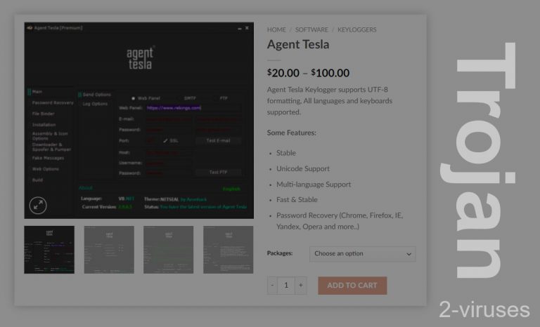 AgentTesla Trojan – How to remove – Dedicated 2-viruses.com