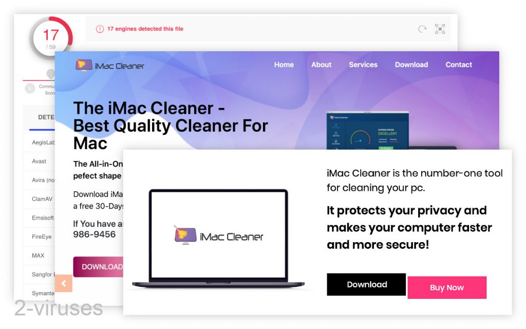 iMac Cleaner - Dedicated 2-viruses.com