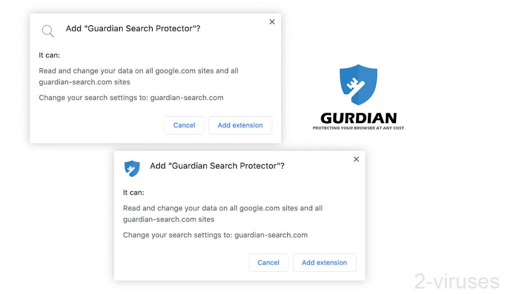 Guardian Search Protector – How to remove – Dedicated 2-viruses.com