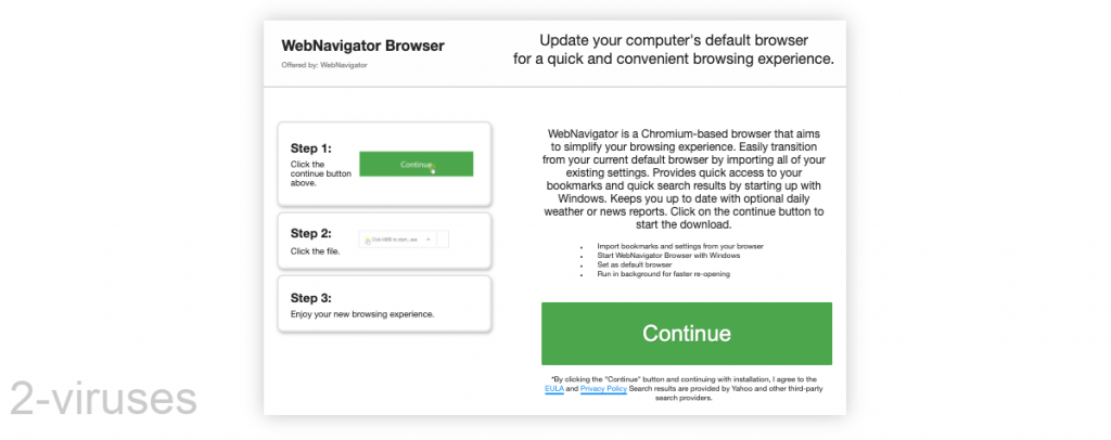 WebNavigatorBrowser - Dedicated 2-viruses.com